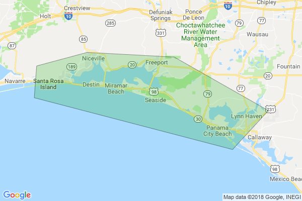 Contact Us and Service Area -- Panama City Beach Water Damage Restoration